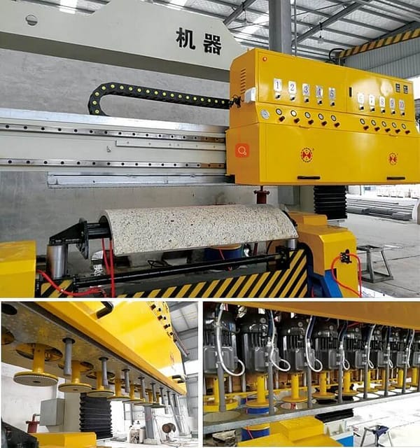 Automatic Arc Slab Polishing Machine - MosCut Stone Machine